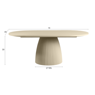 Oxford Rectangular Dining Table Alabaster – Modani Furniture