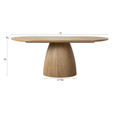 Oxford Rectangular Dining Table Greige Oak – Modani Furniture