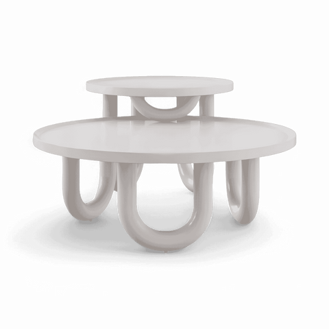 Cielo Coffee Table Alabaster – Modani Furniture