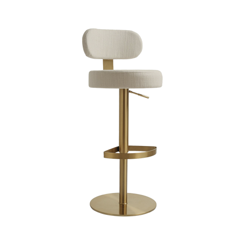 Cedar Stool Cream – Modani Furniture