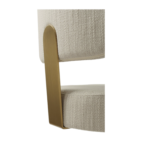 Cedar Stool Cream – Modani Furniture