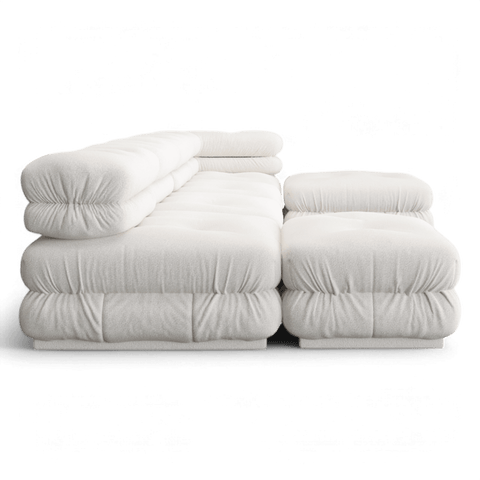 Cloud Sectional Sofa White Boucle | Modani x The Kooples Limited Editi ...