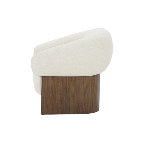 Orlo Cream Lounge Chair – Modani Furniture