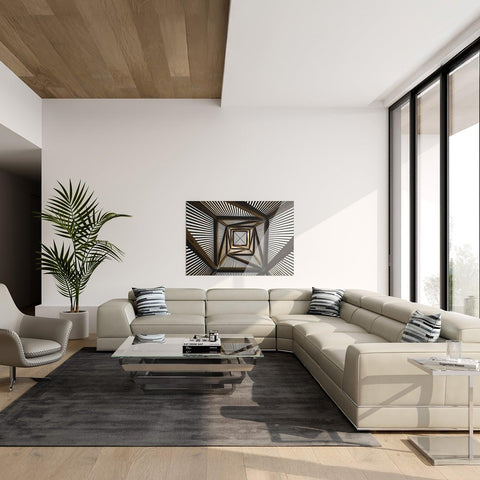 Amadeo Extended Modular Sectional Sofa Light Gray – Modani Furniture