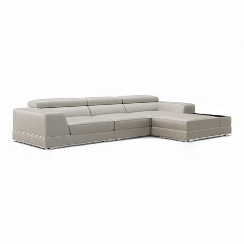 Amadeo Modular Sectional Sofa Light Gray – Modani Furniture