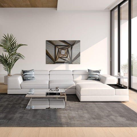 Amadeo Modular Sectional Sofa White – Modani Furniture