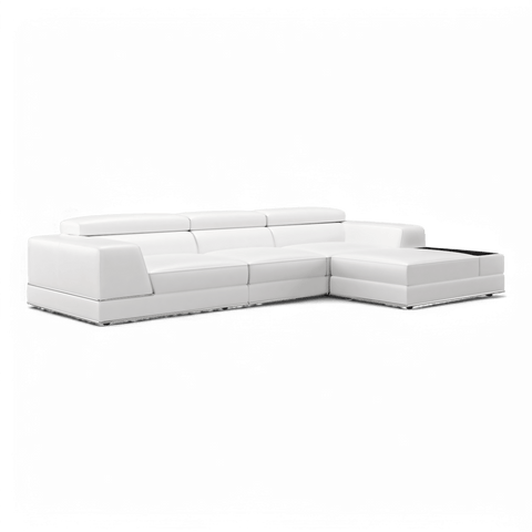 Amadeo Modular Sectional Sofa White – Modani Furniture
