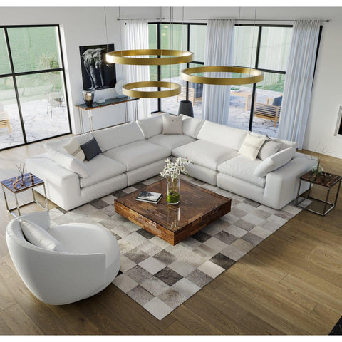 Bloom Sectional Modular Sofa White – Modani Furniture