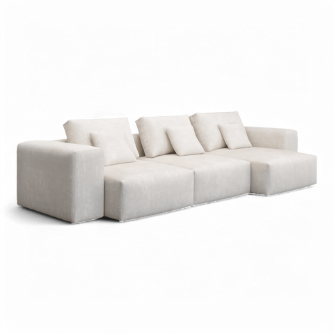 Cielo Sectional Sofa Ivory – Modani Furniture