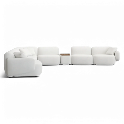 Divano Extended Sectional Sofa Set Off White – Modani Furniture