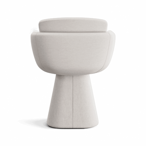 Rune Swivel Dining Chair Beige – Modani Furniture