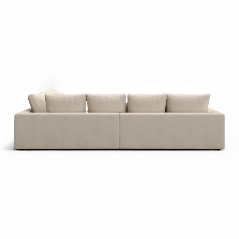 Gianni Sectional Sofa Cream – Modani Furniture