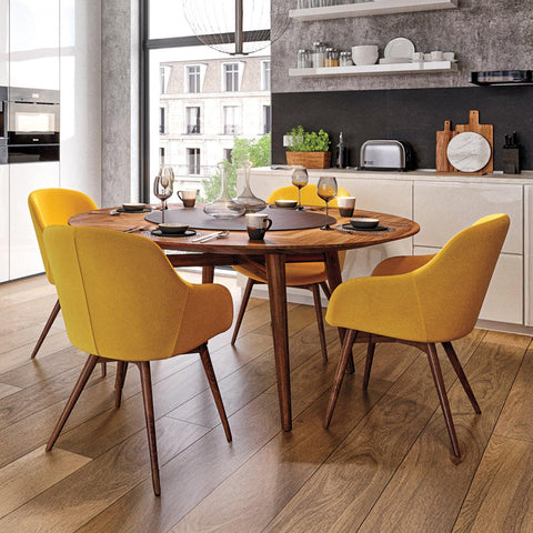 Gilly Dining Chair Yellow – Modani Furniture