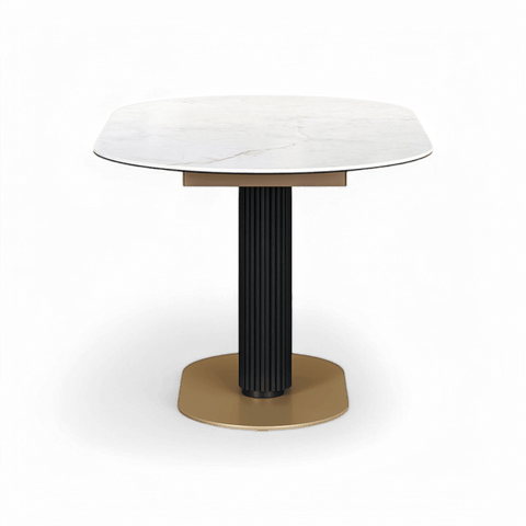 Luna Extendable Dining Table White – Modani Furniture