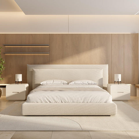 Maestro Bed Off White – Modani Furniture