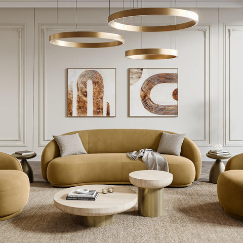 Nido Sofa Camel Velvet | Modani x Kobi Karp Limited Edition – Modani ...