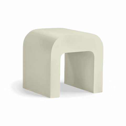 Osna Side Table Alabaster – Modani Furniture