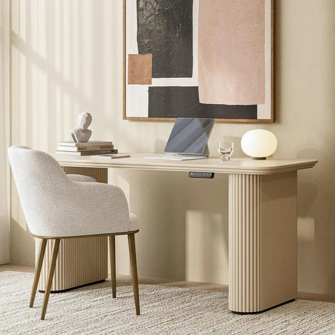 Oxford Desk Alabaster – Modani Furniture