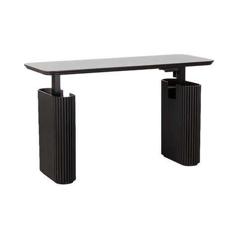 Oxford Desk Black Wood – Modani Furniture