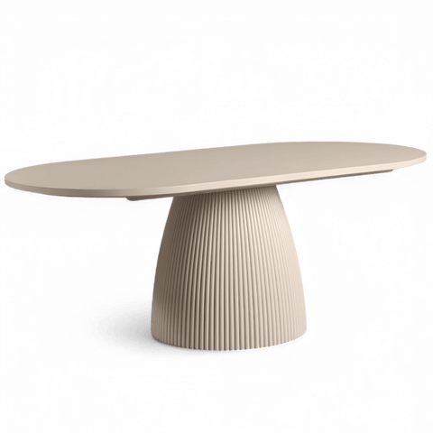 Oxford Rectangular Dining Table Alabaster – Modani Furniture