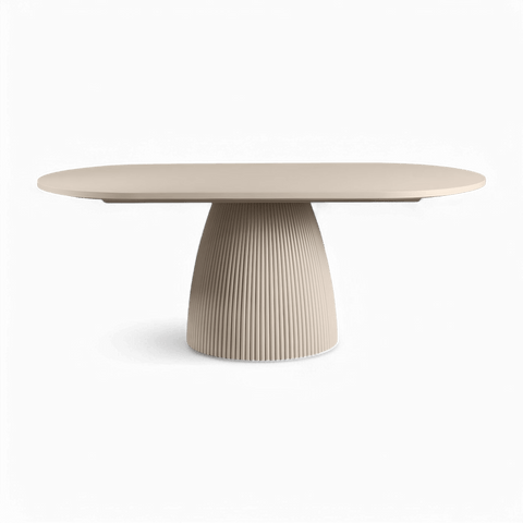 Oxford Rectangular Dining Table Alabaster – Modani Furniture