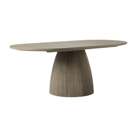 Oxford Rectangular Dining Table Greige Oak – Modani Furniture