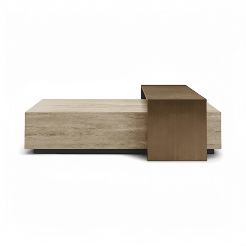 Roma Coffee Table Travertine – Modani Furniture