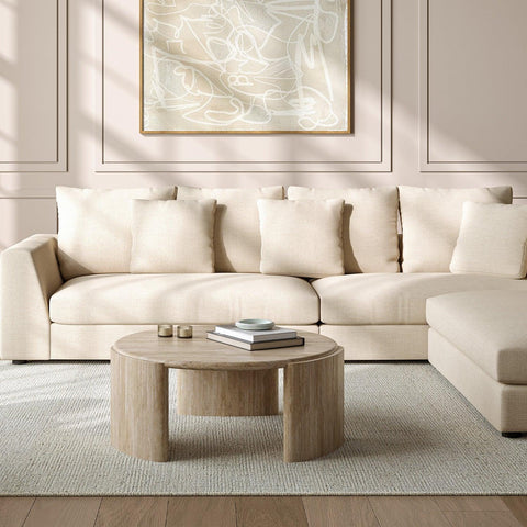Terra Coffee Table Travertine – Modani Furniture
