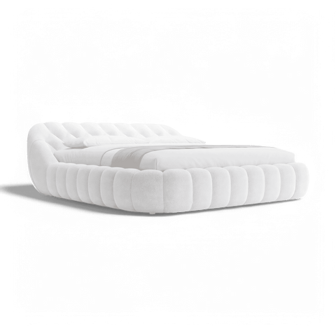 Warby Bed White – Modani Furniture