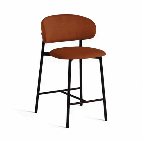 Zoya Counter Stool Terracotta – Modani Furniture
